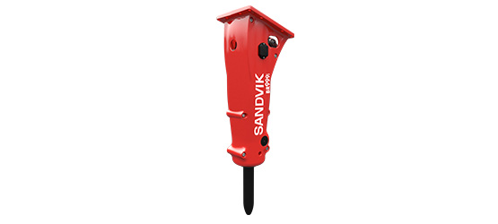 Sandvik small range hydraulic breakers
