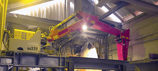 Sandvik small range booms