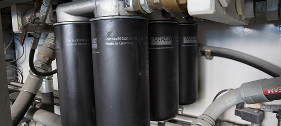 Maintenance kits and filters stationary